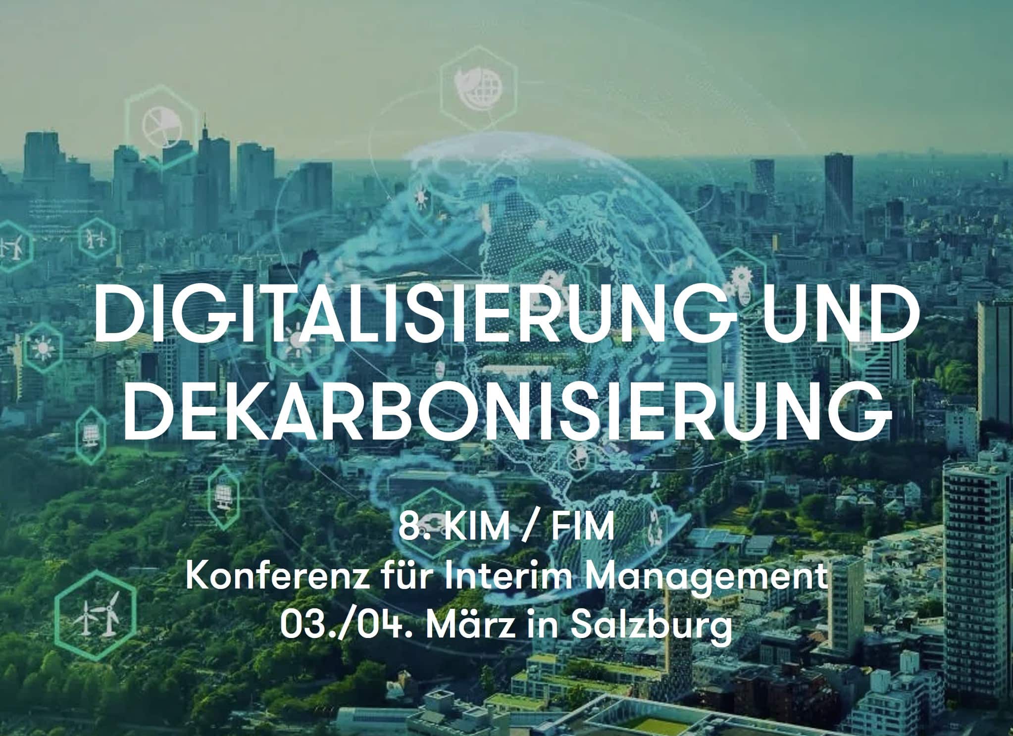 8. KIM - Konferenz für Interim Management in Salzburg