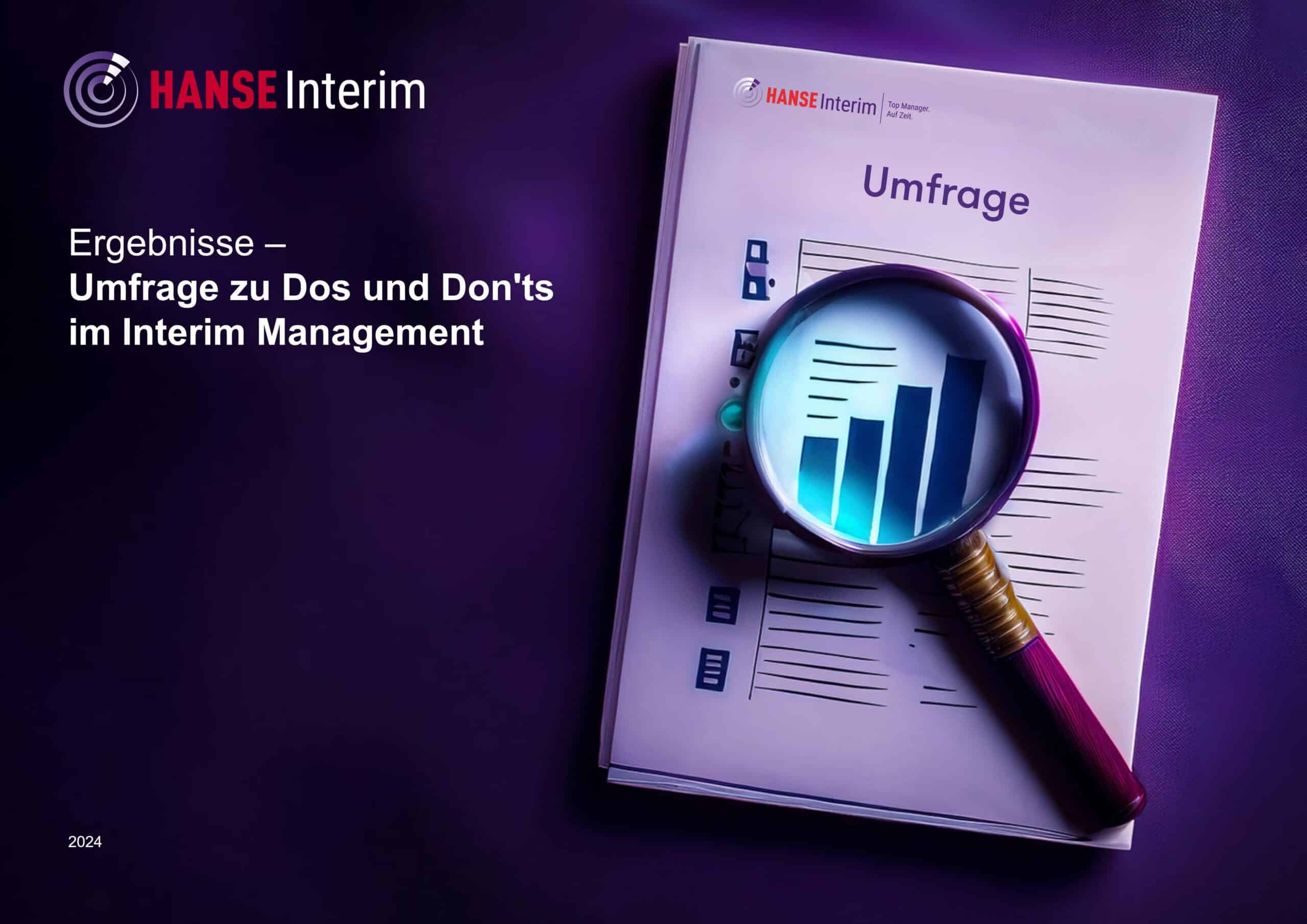 Ergebnisse der Umfrage Dos und Don’ts im Interim Management